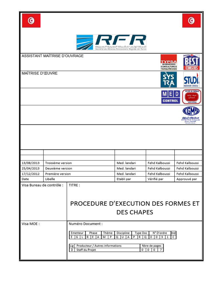 Procédure CHAPE Ind C | PDF