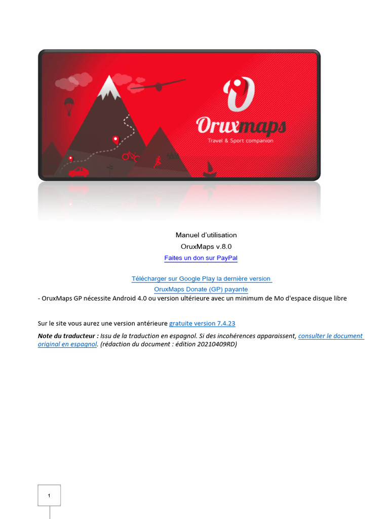 Oruxmaps Manual Fr2 | PDF