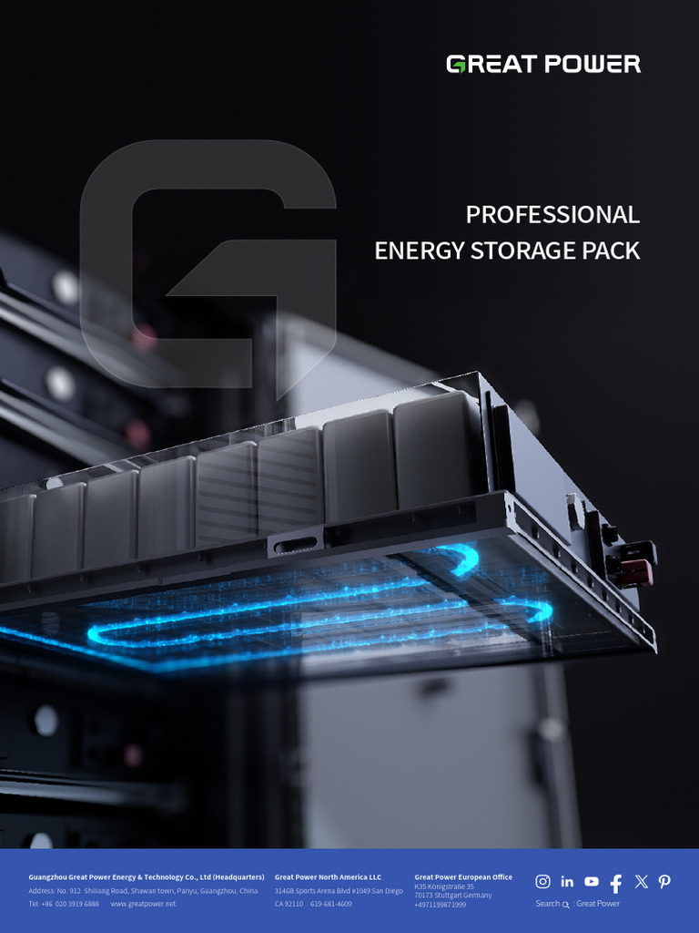 Professional Energy Storage Pack | PDF