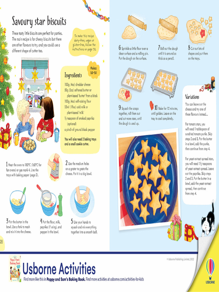 Savoury Stars Activity Sheet | PDF