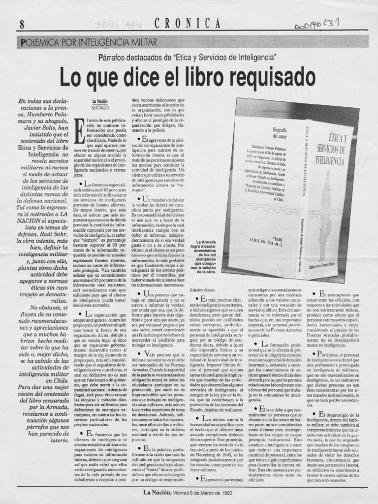 Lo Que Dice El Libro Requisado PALAMARA | PDF