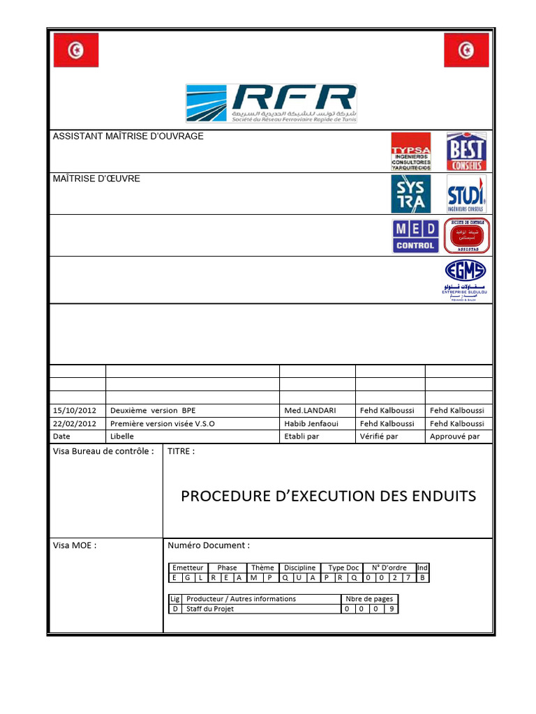 procédure enduit rev B | PDF