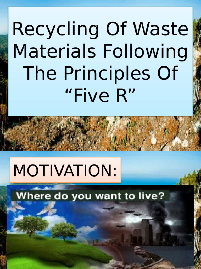 FIVE RS - PPTX Version 1 | PDF