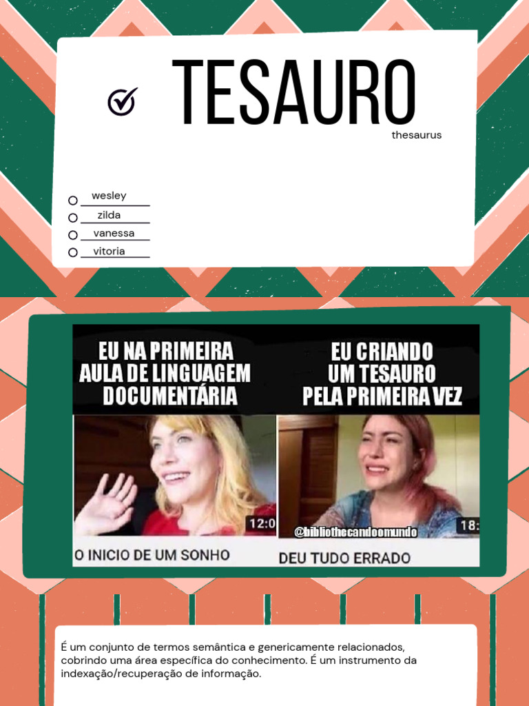 Estrutura e Função de um Tesauro | PDF
