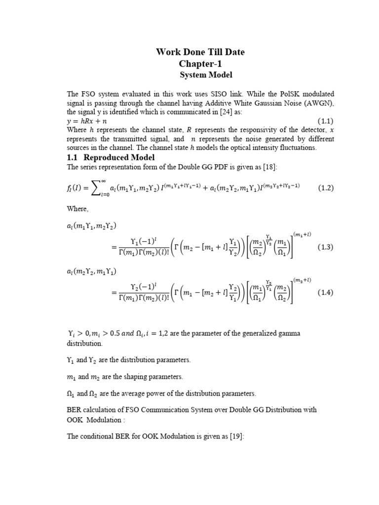 Work Done Till Date | PDF