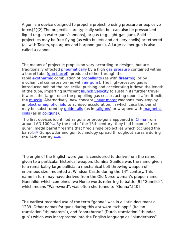 history of a gun | PDF