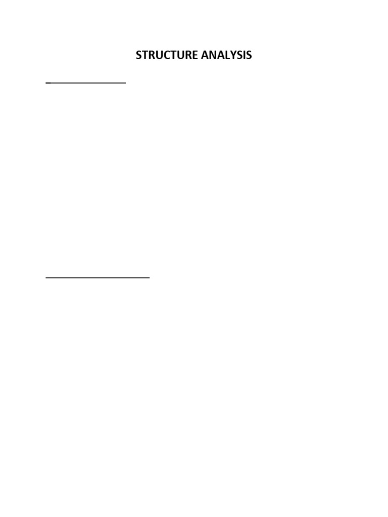 Structure Analysis | PDF