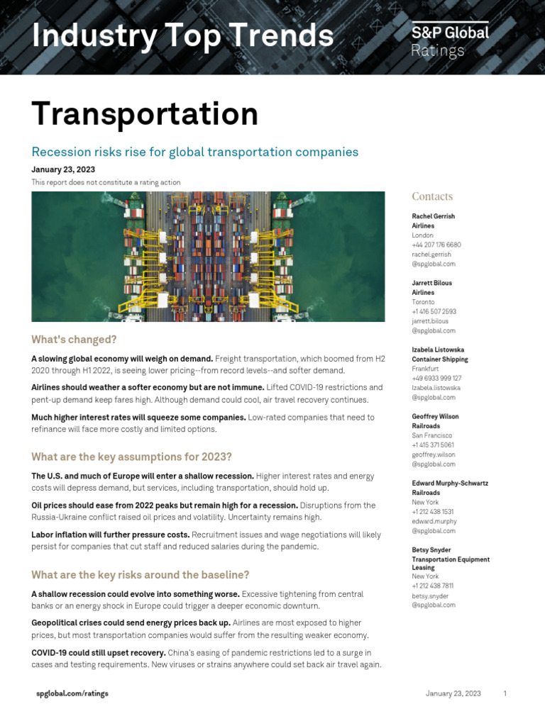 S&P Report | PDF