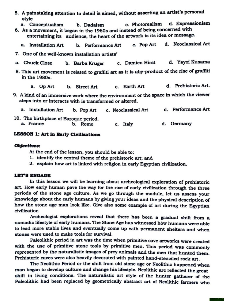 Art app module | PDF