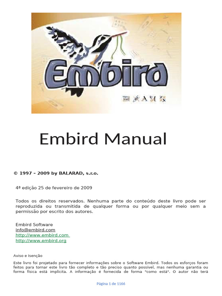 Manual Do Embird em Português 15092017 | PDF