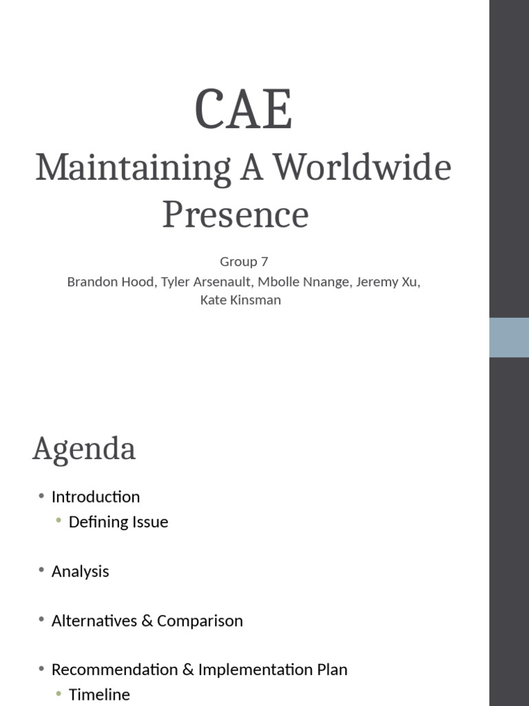 Cae | PDF