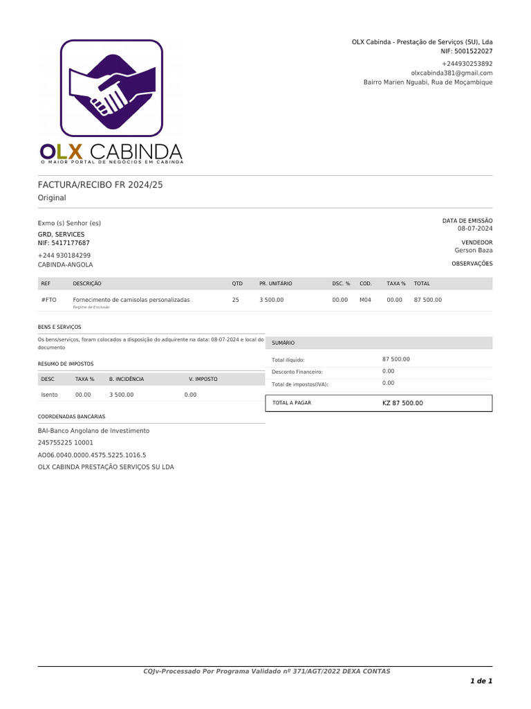 GRD, Services FR 2024 - 25 | PDF