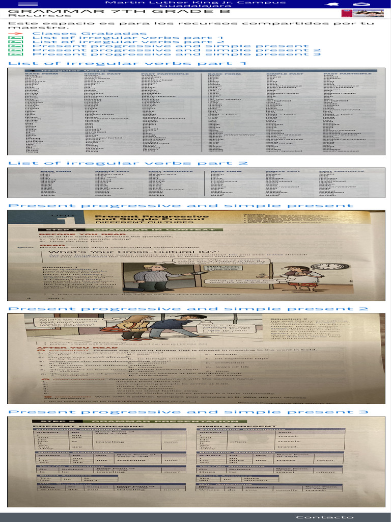 GRAMMAR 7TH GRADE B - HTTPSMLKJR - Neolms.comstudent ...