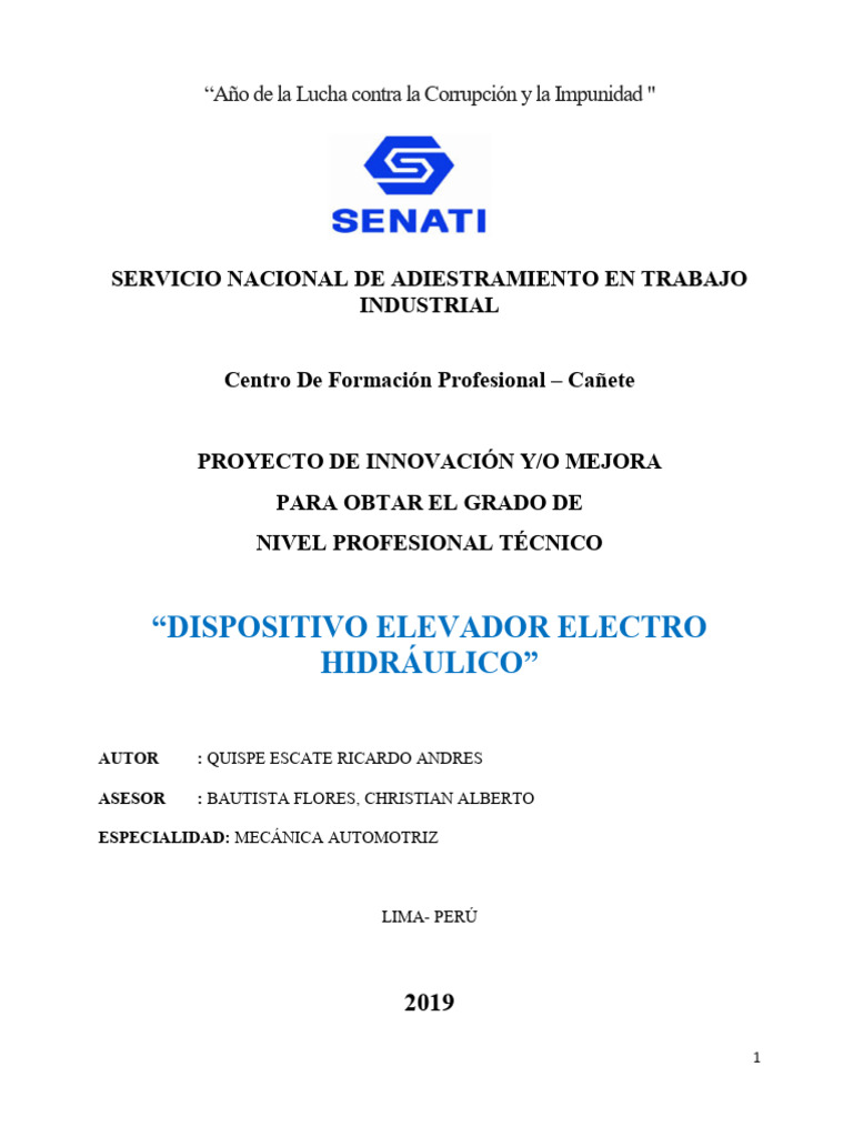 Estructura Del Proyecto | PDF