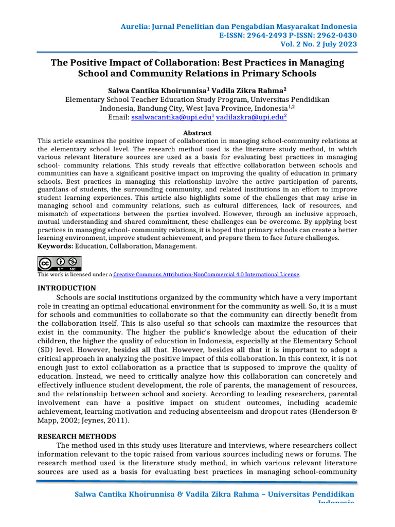 The Positive Impact of Collaboration Best Practices in 1oh6p6i4 | PDF