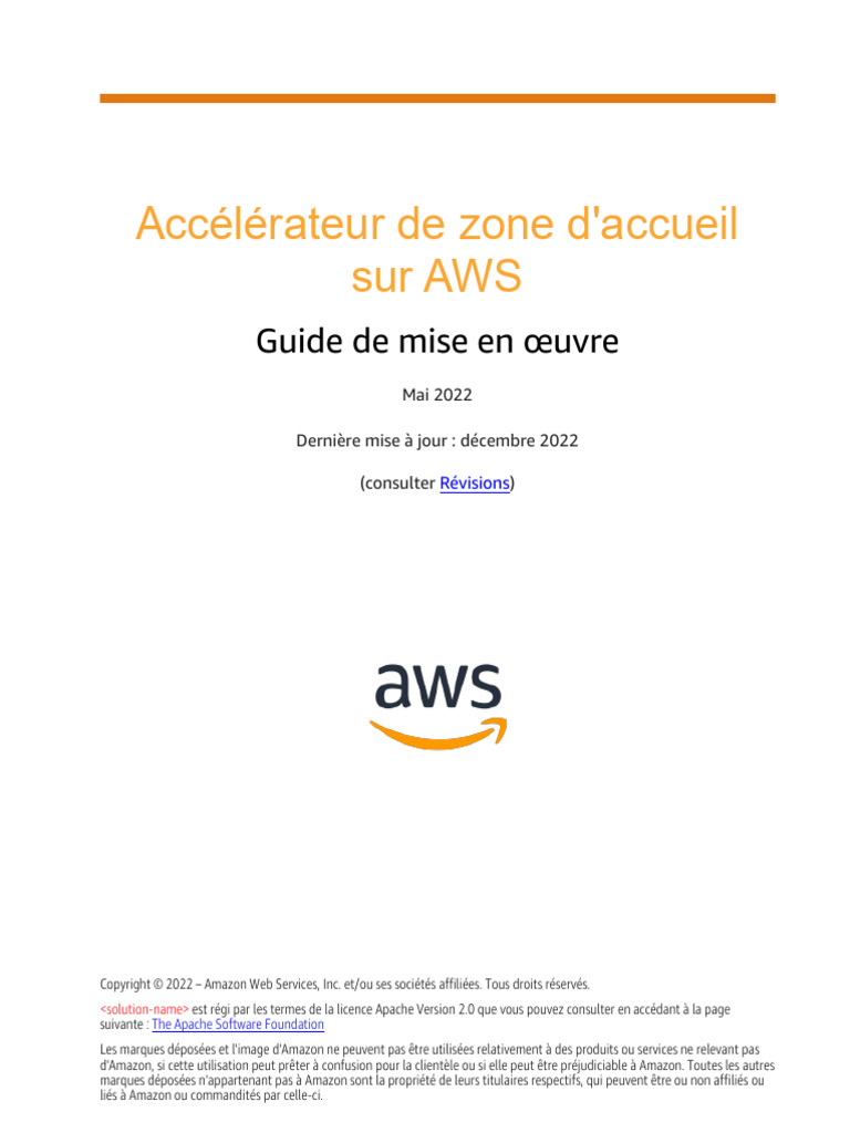 Localization - Landing Zone Accelerator On Aws v1.3.0 IG - FR CA | PDF | Amazon Web Services ...