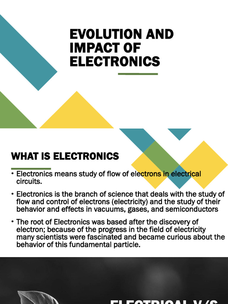 EVOLUTION-AND-IMPACT-OF-ELECTRONICS | PDF