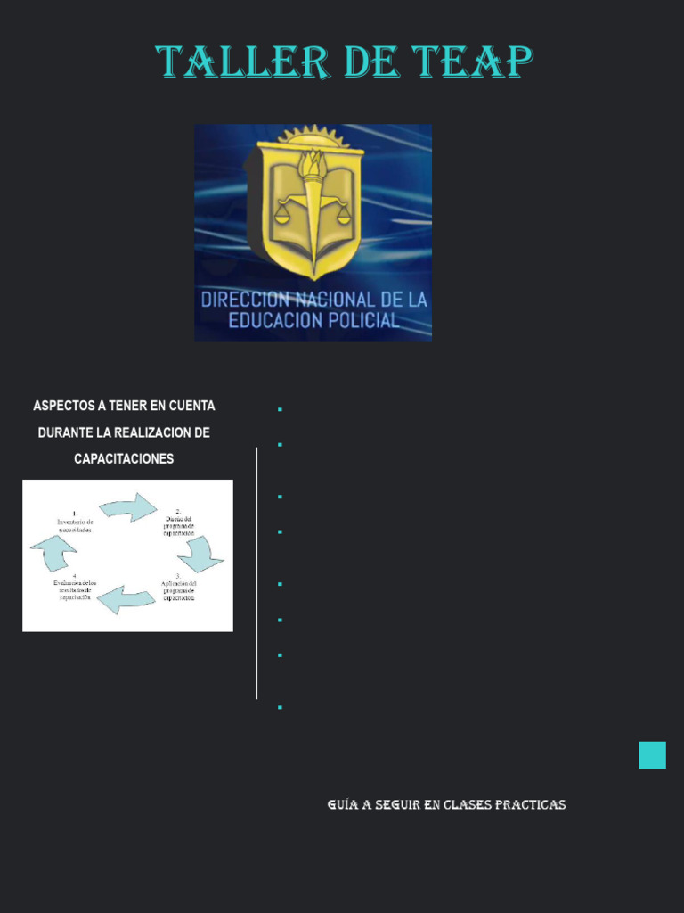 TALLER TEAP Clase 1pdf | PDF