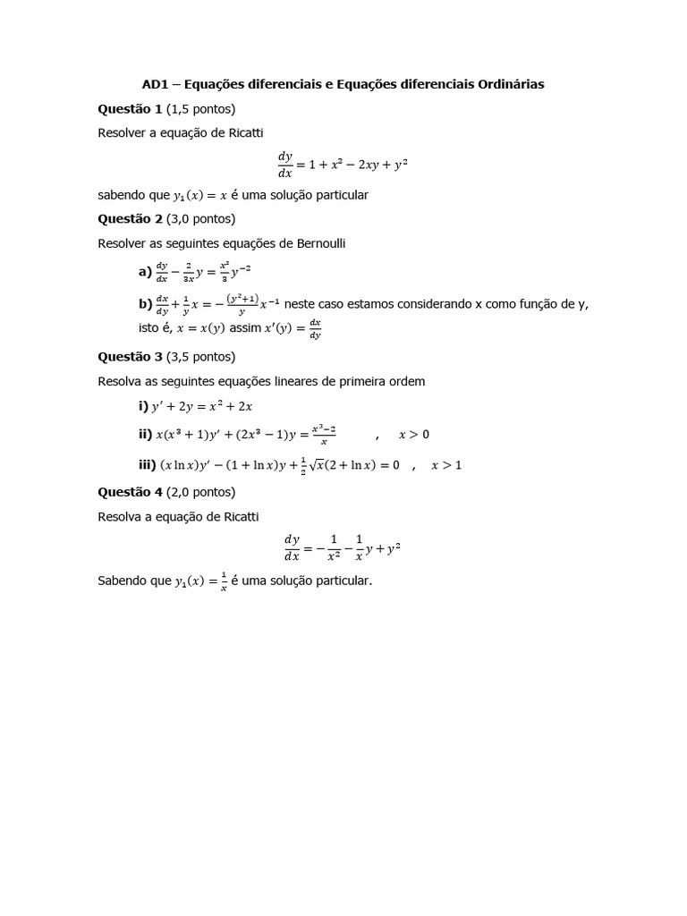 AD1 Questoes 2024-2 | PDF