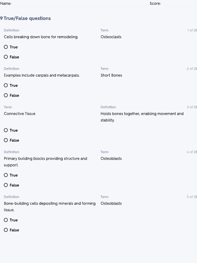Biology Test 1 | PDF