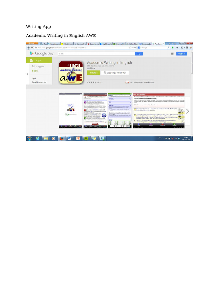 Academic Writing in English AWE | PDF