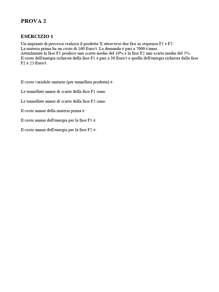 Tema esame IIGP 4 - Prova 2 | PDF