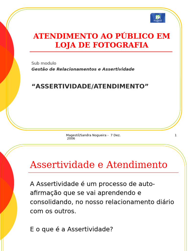 Assertividade e Atendimento | PDF