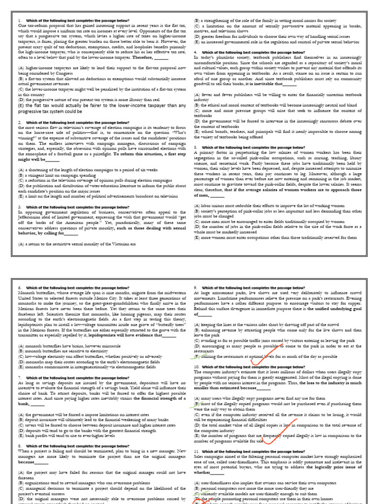 Para Completion Drill One | PDF