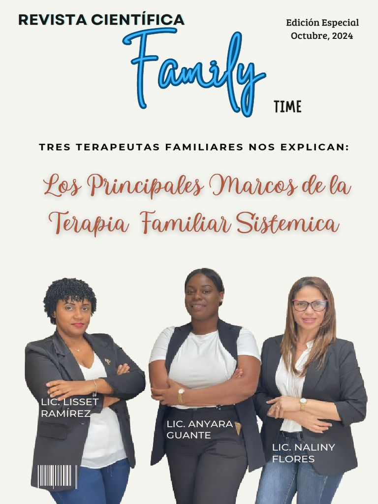 Revista de Los Marcos Terapeuticos de La Terapia Familiar LISSET ANYARA ...