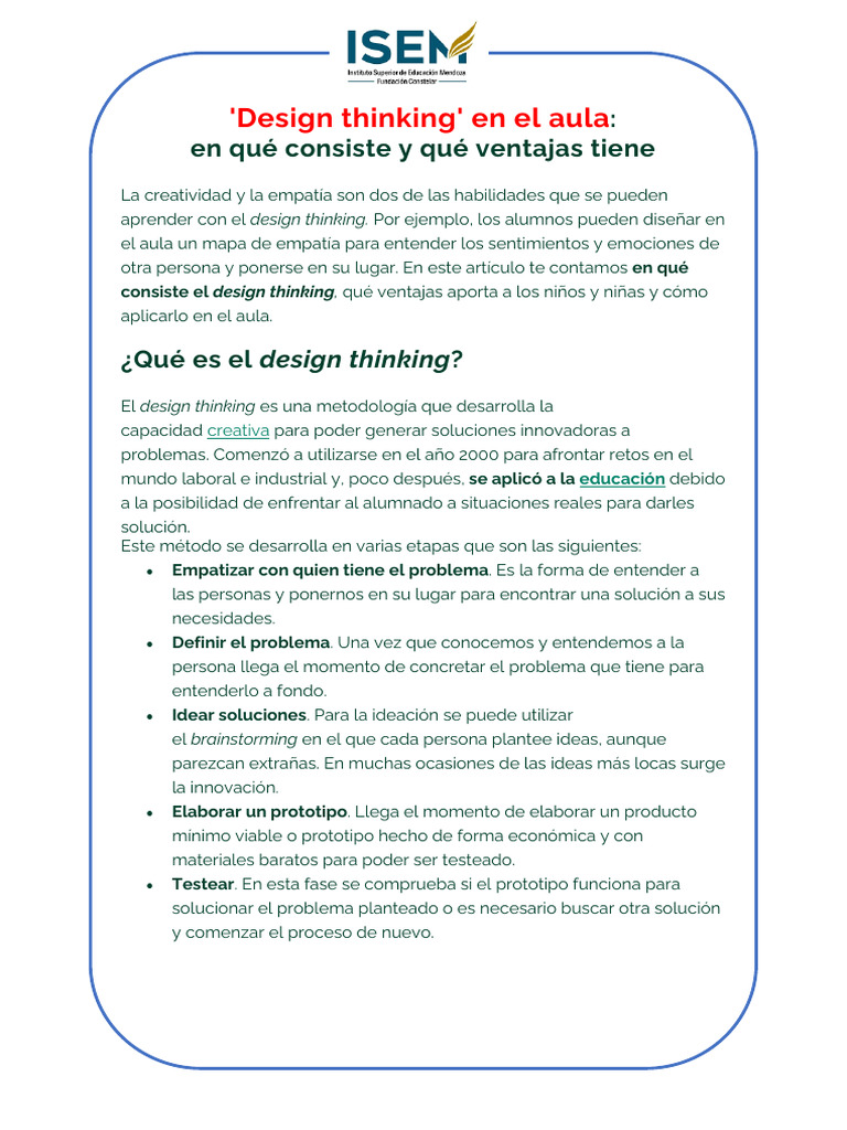 Design Thinking | PDF