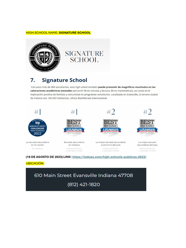 Signatures School - Leonel | PDF