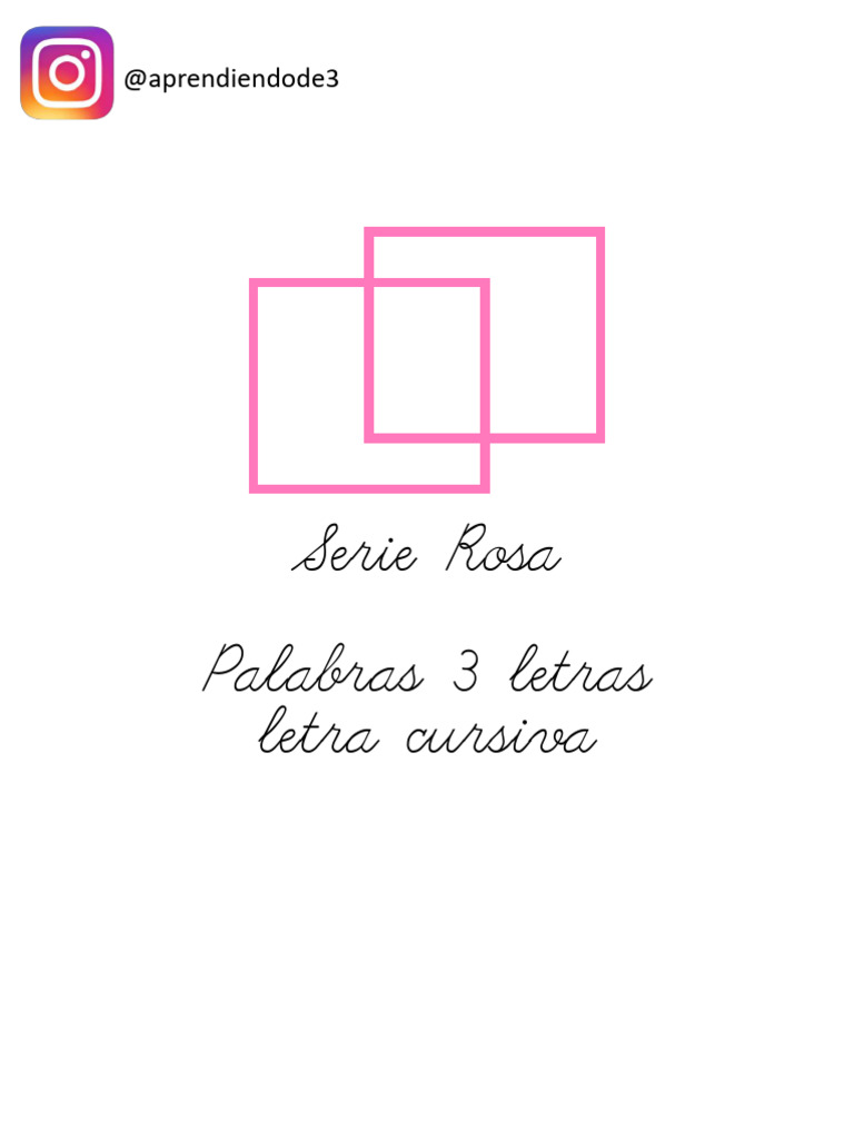 Serie Rosa - Aprendiendode3 | PDF