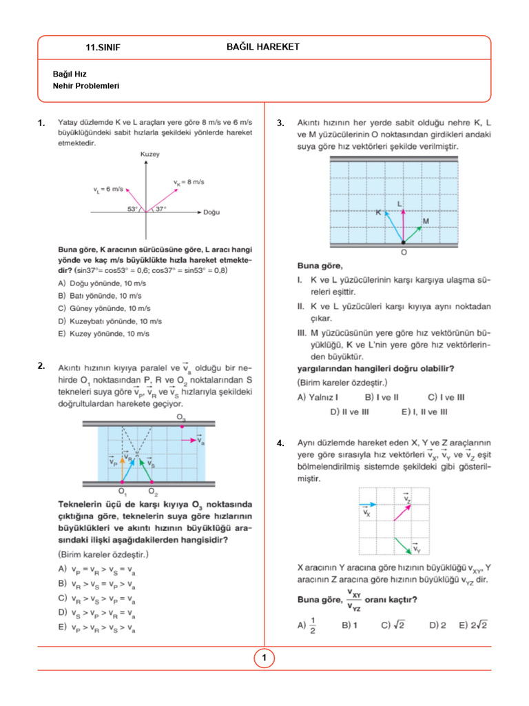 11.SNF Bağıl Hareket | PDF