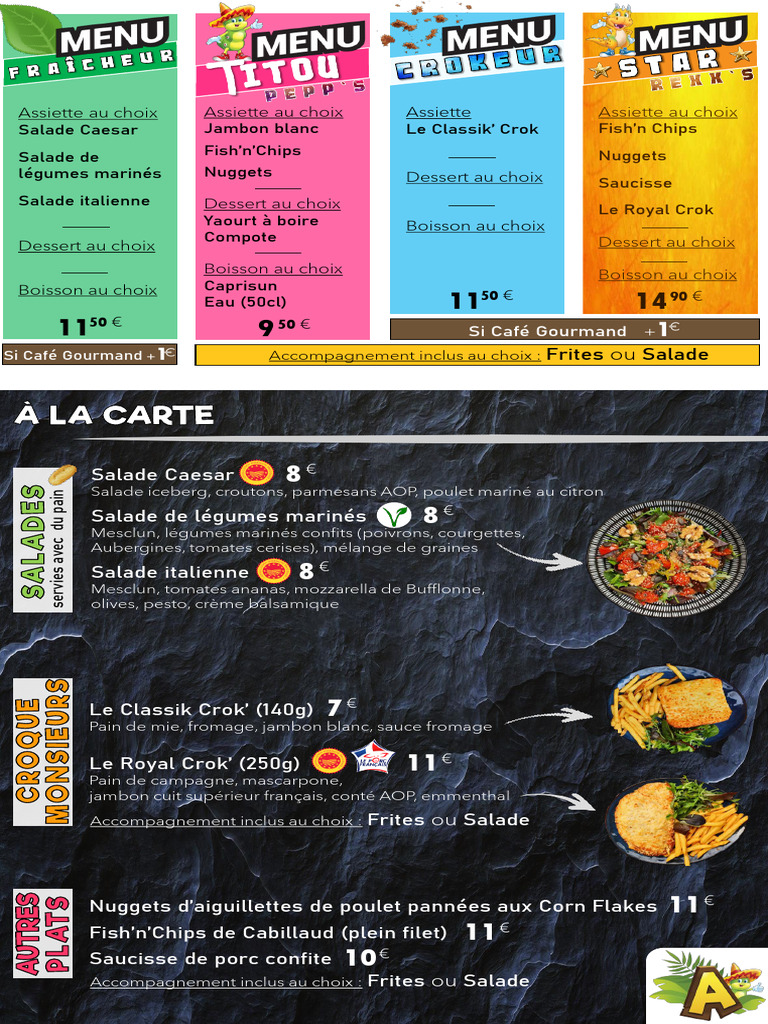 Menus Snack 2022 3 | PDF