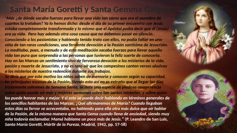 Goretti y Gemma | PDF