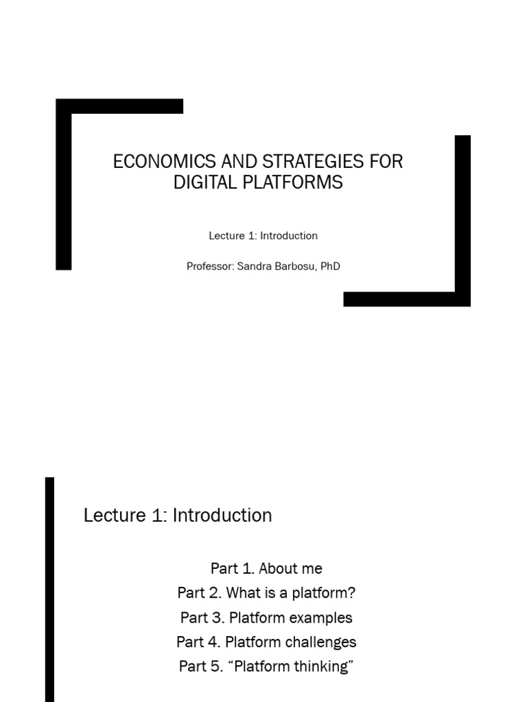 Class 1 Slides | PDF