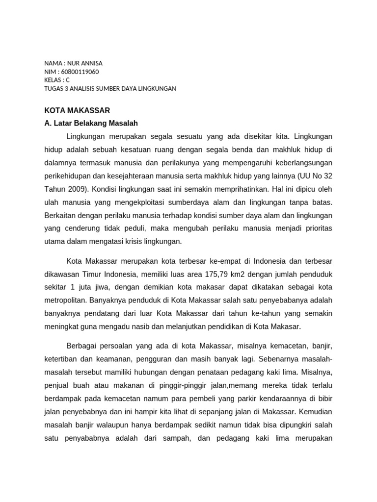 Nur Annisa - Makassar | PDF