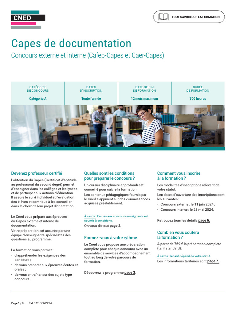 Cned Capes Documentation Doc24 | PDF