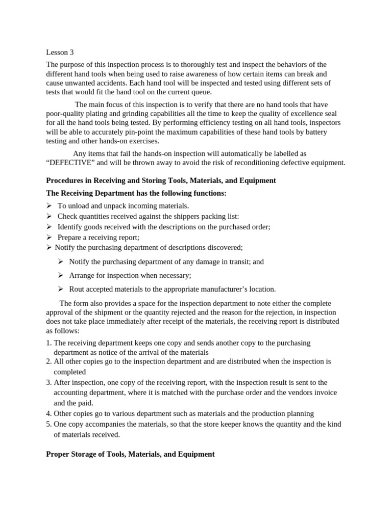 Lesson 3 and 4 | PDF