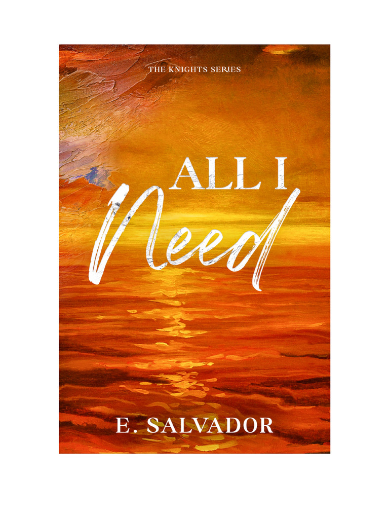 All I Need - E. Salvador | PDF