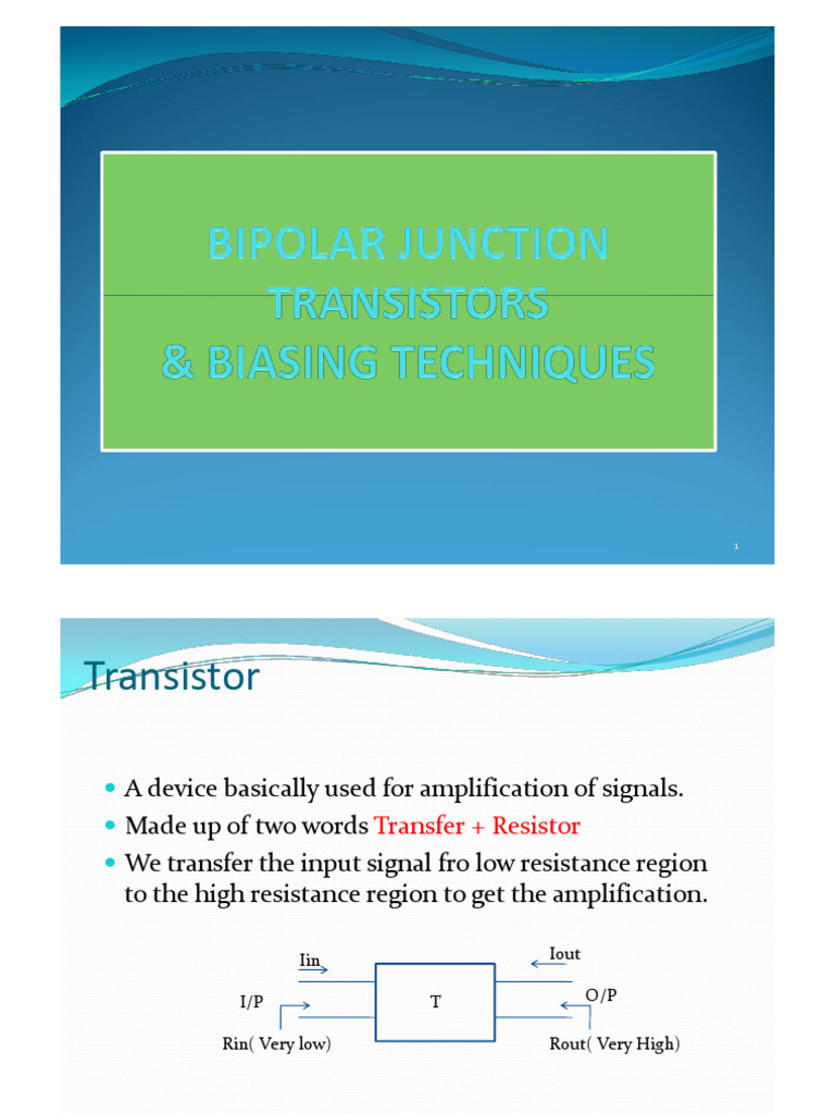 BJT Configurations and Biasing Methods | PDF