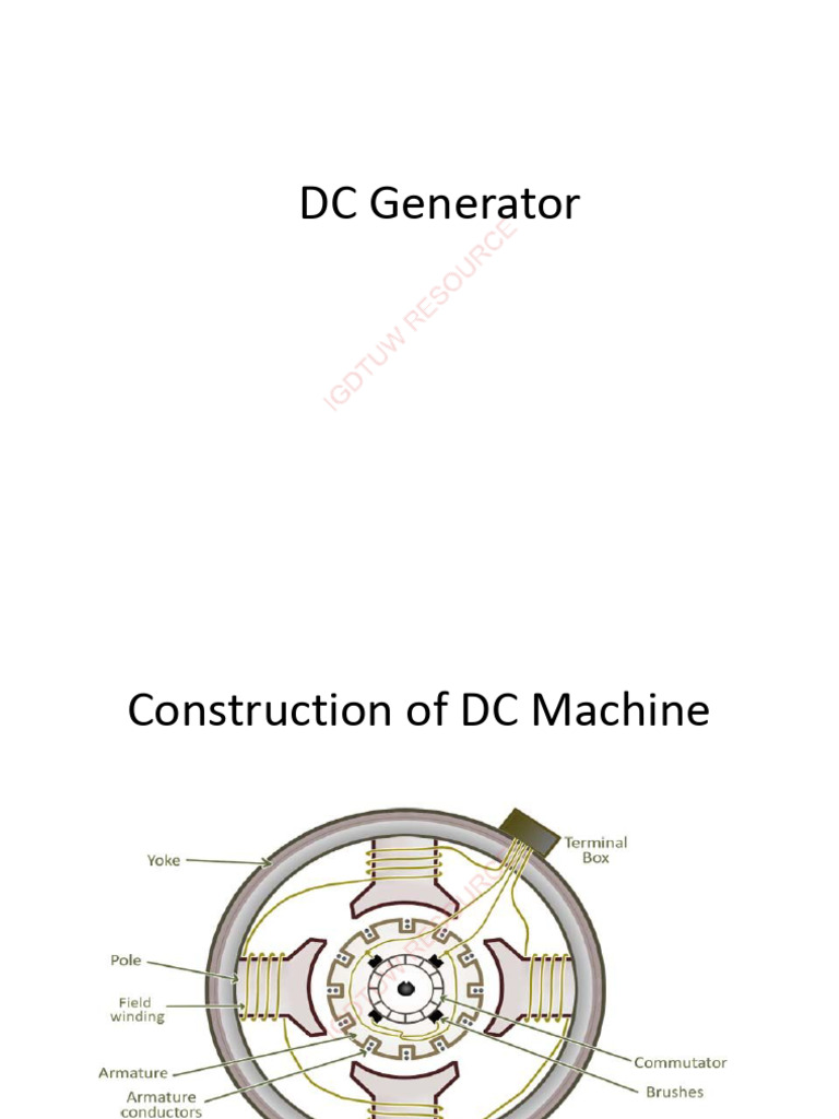 DC Generator | PDF