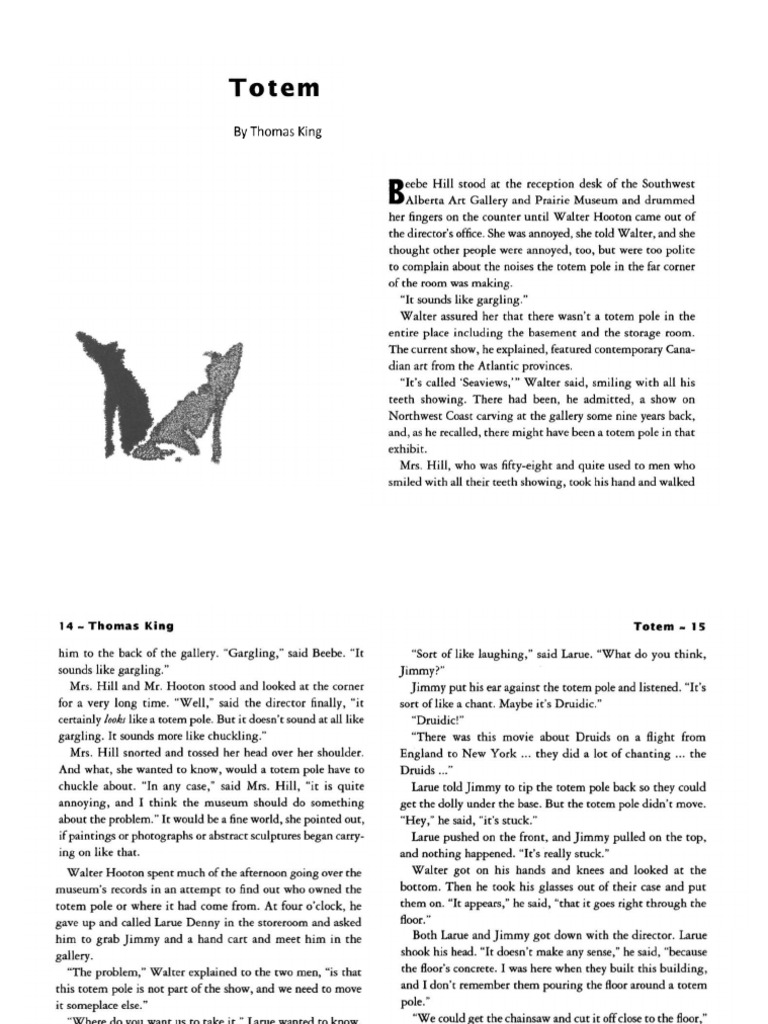 Totem by Thomas King | PDF