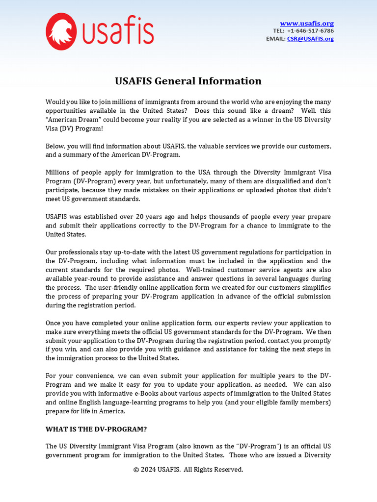 USAFIS_General_Information | PDF