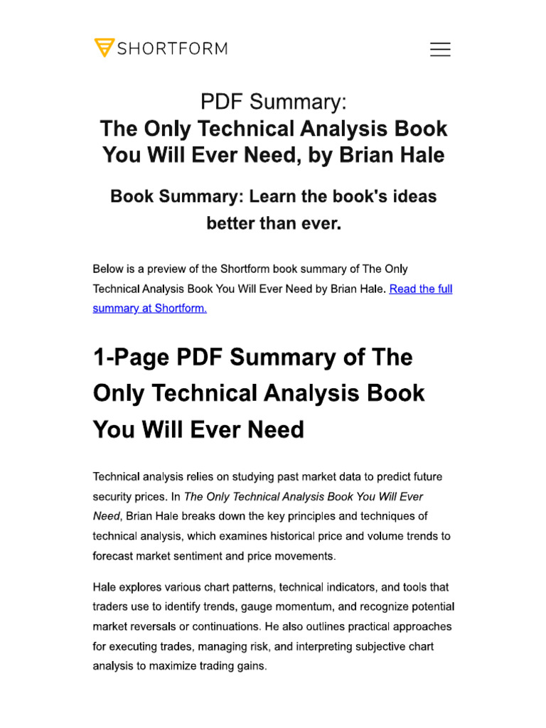 Summary Forex Analysis | PDF