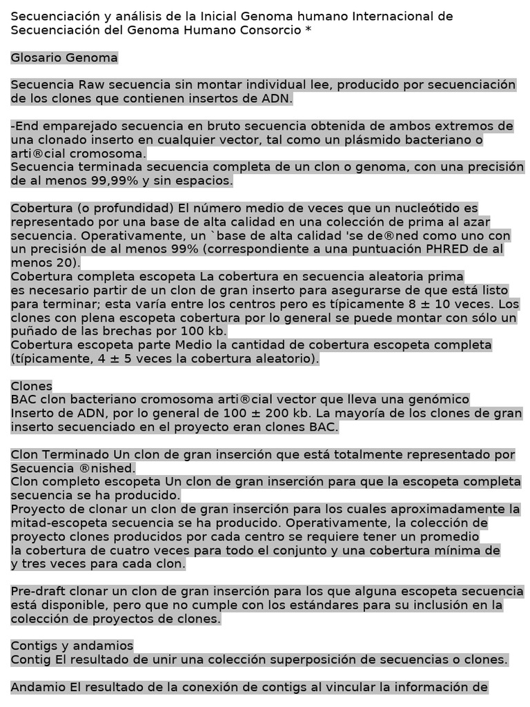 Genoma | PDF