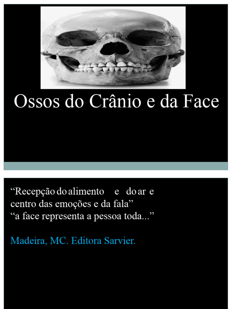 Aula 2 Ossos Do Cranio e Da Face | PDF