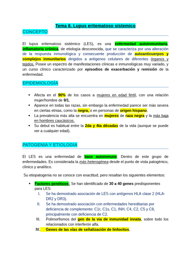 Tema 8. LES | PDF
