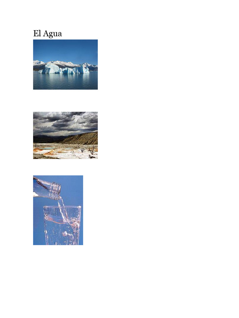 Importancia y Propiedades del Agua | PDF | Agua | Propiedades del agua