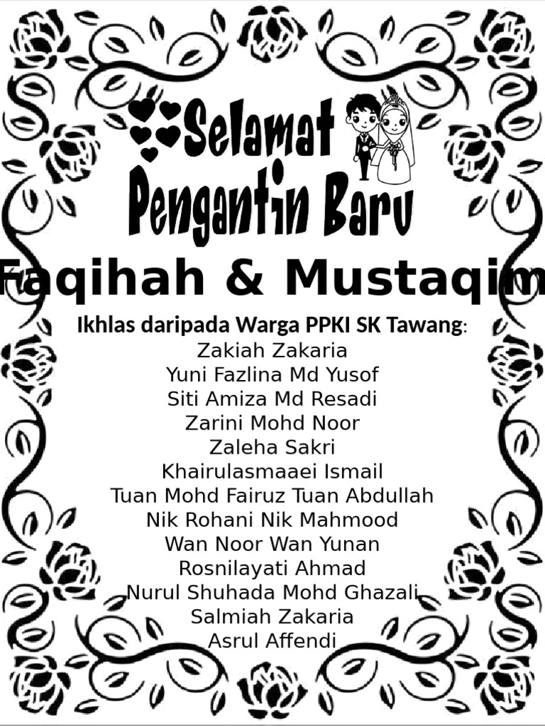 Selamat Pengantin Baru | PDF